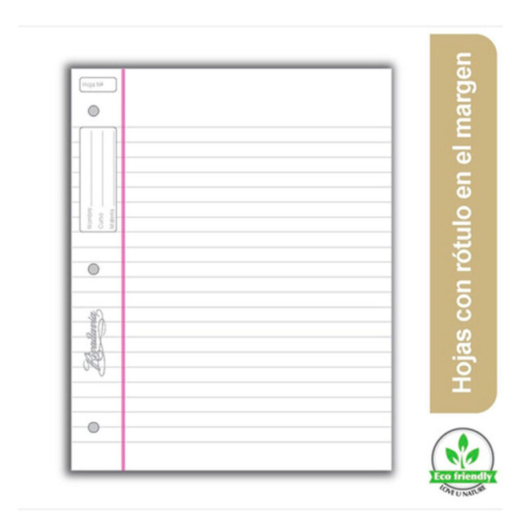 Repuesto de Hojas Clásico N°3 Familiar Rayado 480 hjs Rivadavia Estrada ...