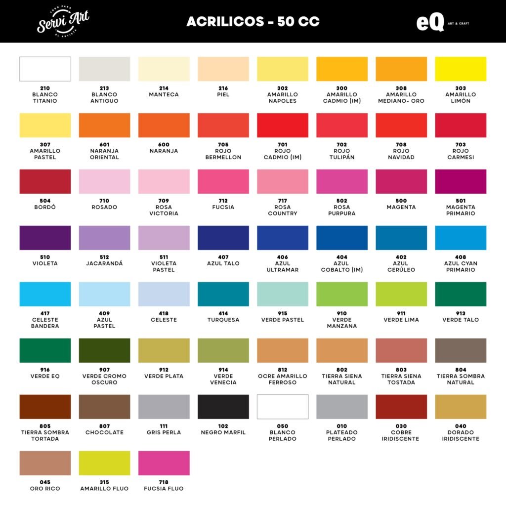 Acrílico Decorativo Blanco de Titanio 50cc Excellence (40081) – Improstock