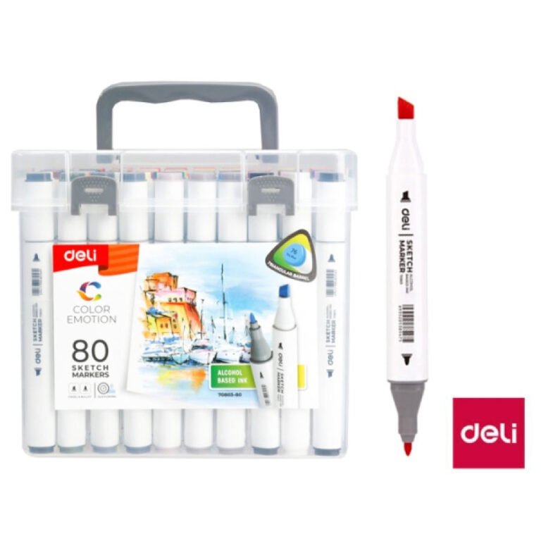 Marcadores DELI Sketch Color Emotion doble punta X80 (336648) – Improstock